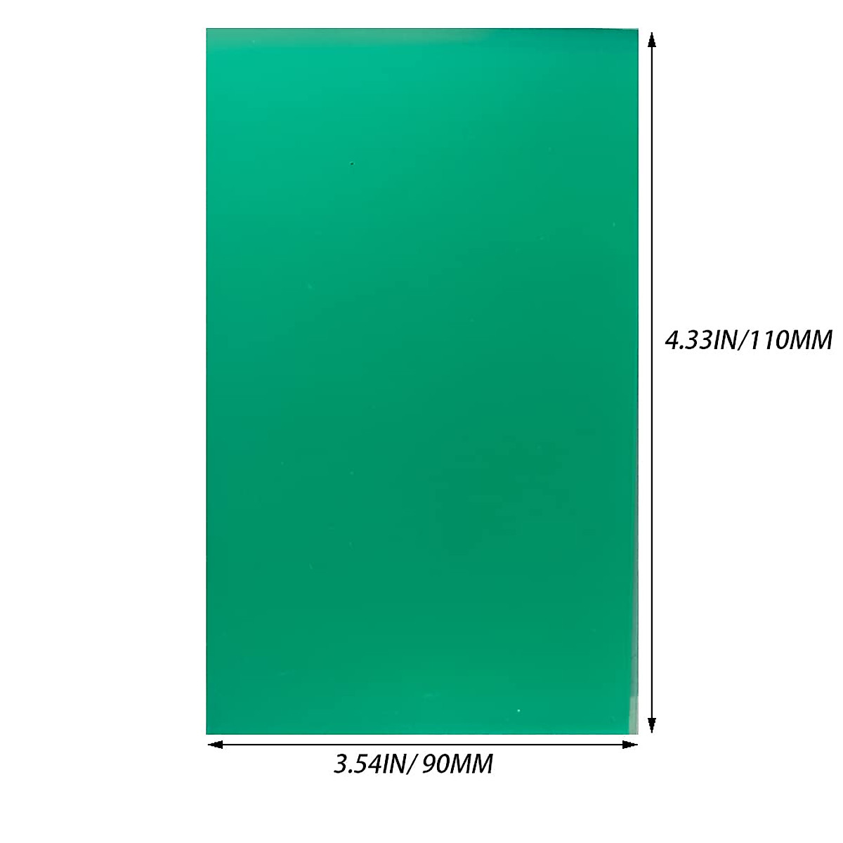 10 Pcs Welding Protective Lens Replacement Viewing Screen Transparent Cover Lens Cover for Welding Helmet（4.33 x 3.54 inch）