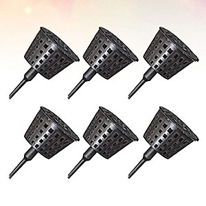 Hemoton 20pcs Bonsai Fertilizer Box Mini Automatic Planting Fertilizers Baskets Slow Release Fertilization Container for Bonsai Plant Food Pellet Flower Size L