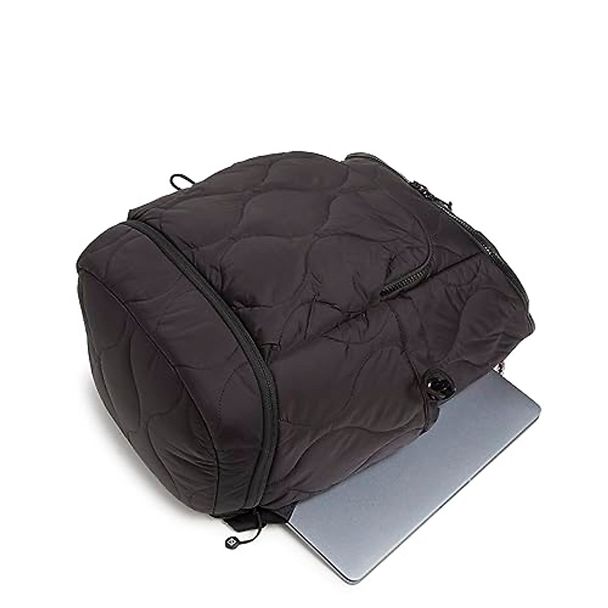 Vera Bradley Featherweight Commuter Backpack Travel Bag, Black