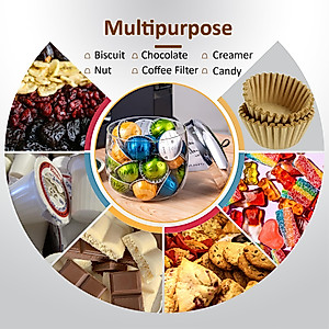 MOLFUJ Coffee Pod Holder, Coffee Pod Storage Compatible with 30 Nespresso Vertuo Pods, Glass K Cup Organizer for Counter, Espresso Capsule Holder for Keurig Kpod