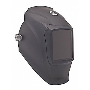 Miller Electric MP-10 Series, Passive Welding Helmet, 10 Lens Shade, 4.25" x 4.02" Viewing AreaBlack