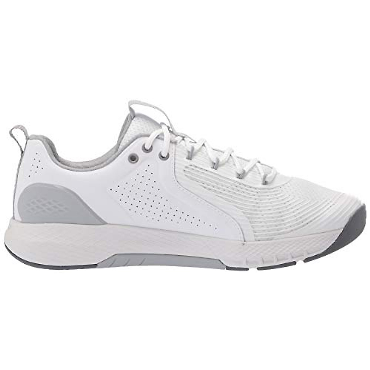 Under Armour Men's Charged Commit Tr 3, White (103)/Mod Gray, 7 M US
