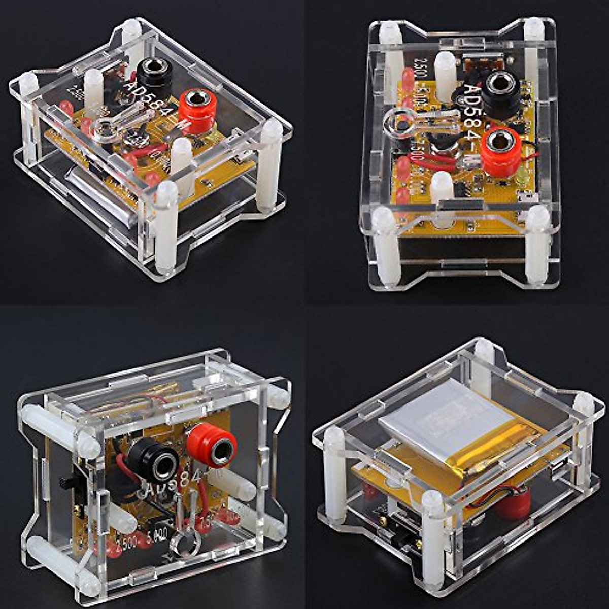 AD584KH High Precision 4-Channel 2.5V/7.5V/5V/10V Voltage Reference Module with Case