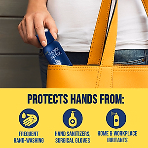 Gloves in a Bottle Shielding Lotion for Dry Itchy Skin 2 ounce, Pack of 3