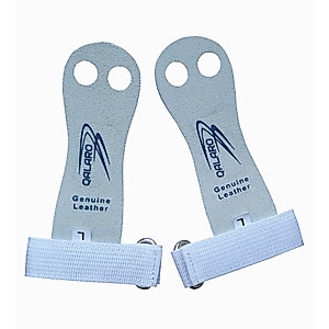 QALARO Hand Grips for Gymnastics | Bar Grips | Gymnastics Palm Guards with 4" Wristbands & Bag| Youth Bar Grips