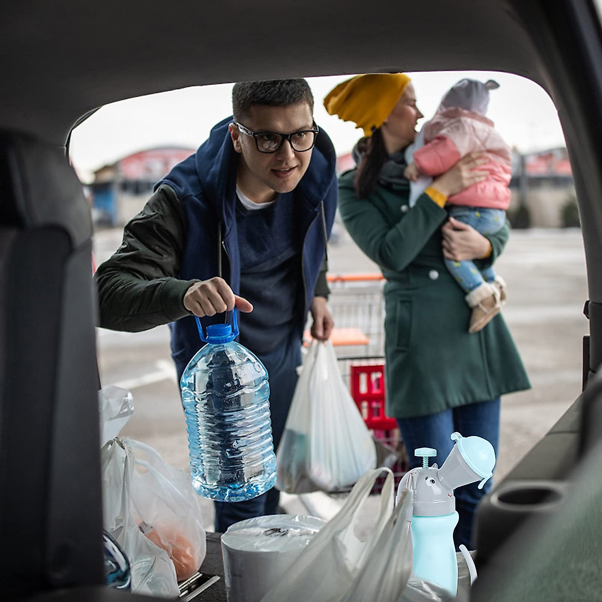 NUOBESTY 1pc Creative Portable Urinal Bottle Car Potty Kids Travel Urinal Baby Child Potty Urinal Emergency Toilet for Camping Outdoor Car Travel and Kid Potty Pee Training