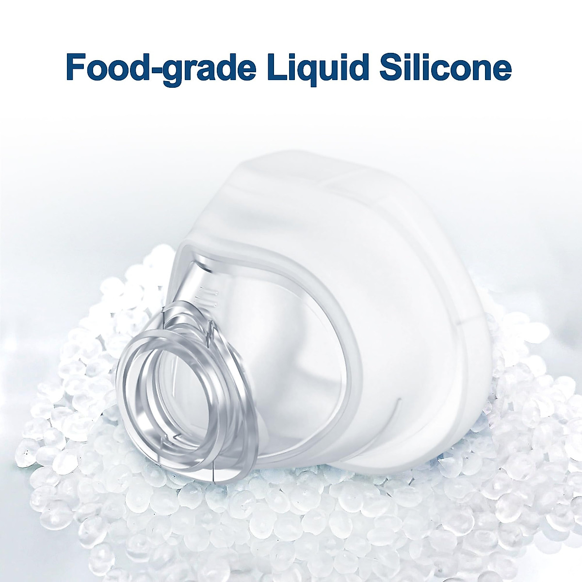 TUSOA Full Set for W-I-S-P Supplies includes Nasal Mask, Silicone Frame, Hose/Tube, Clips Replacement-Large