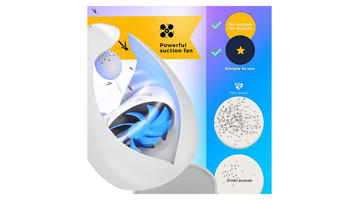 Automatic Indoor Insect Trap - Gnat & Fly Killer