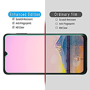 Slanku (3 Pack) Screen Protector for Samsung Galaxy A12 Tempered Glass, Bubbles Free, Anti-Scratch, Easy to install, Case Friendly, 9h-Hardness
