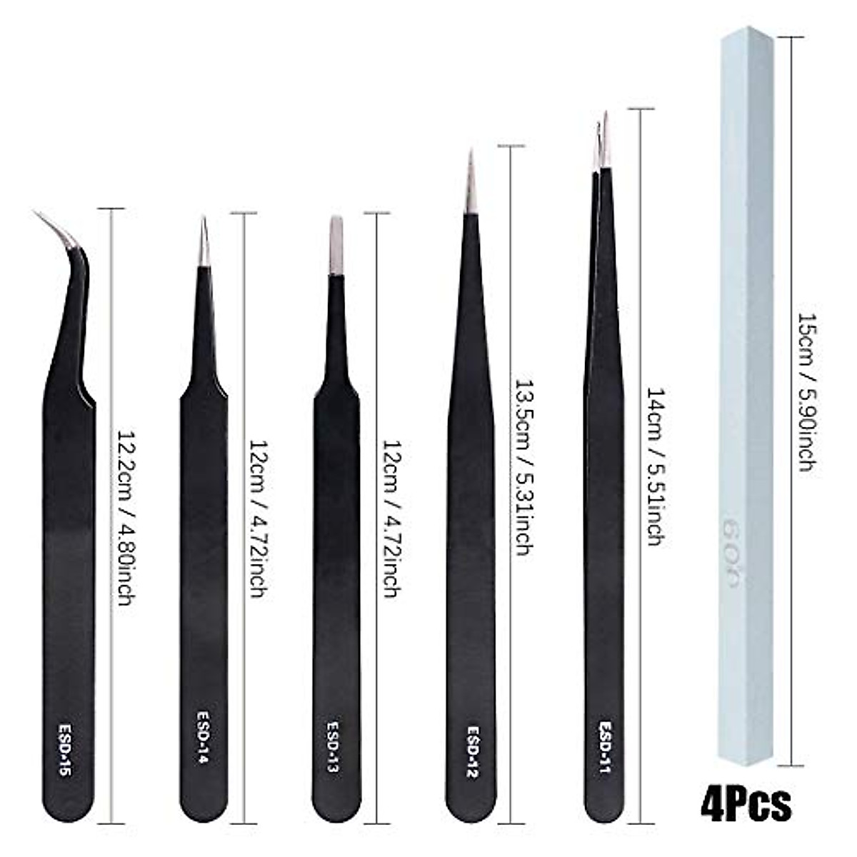 Keadic 87Pcs Modeler Basic Tools Craft Set Gundam Model Tools Kit with Plastic Box and Waterproof Bag for Gundam Car Model Building