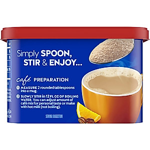 Maxwell House International Orange Cafe Instant Coffee (9.3 oz Canisters, Pack of 4)