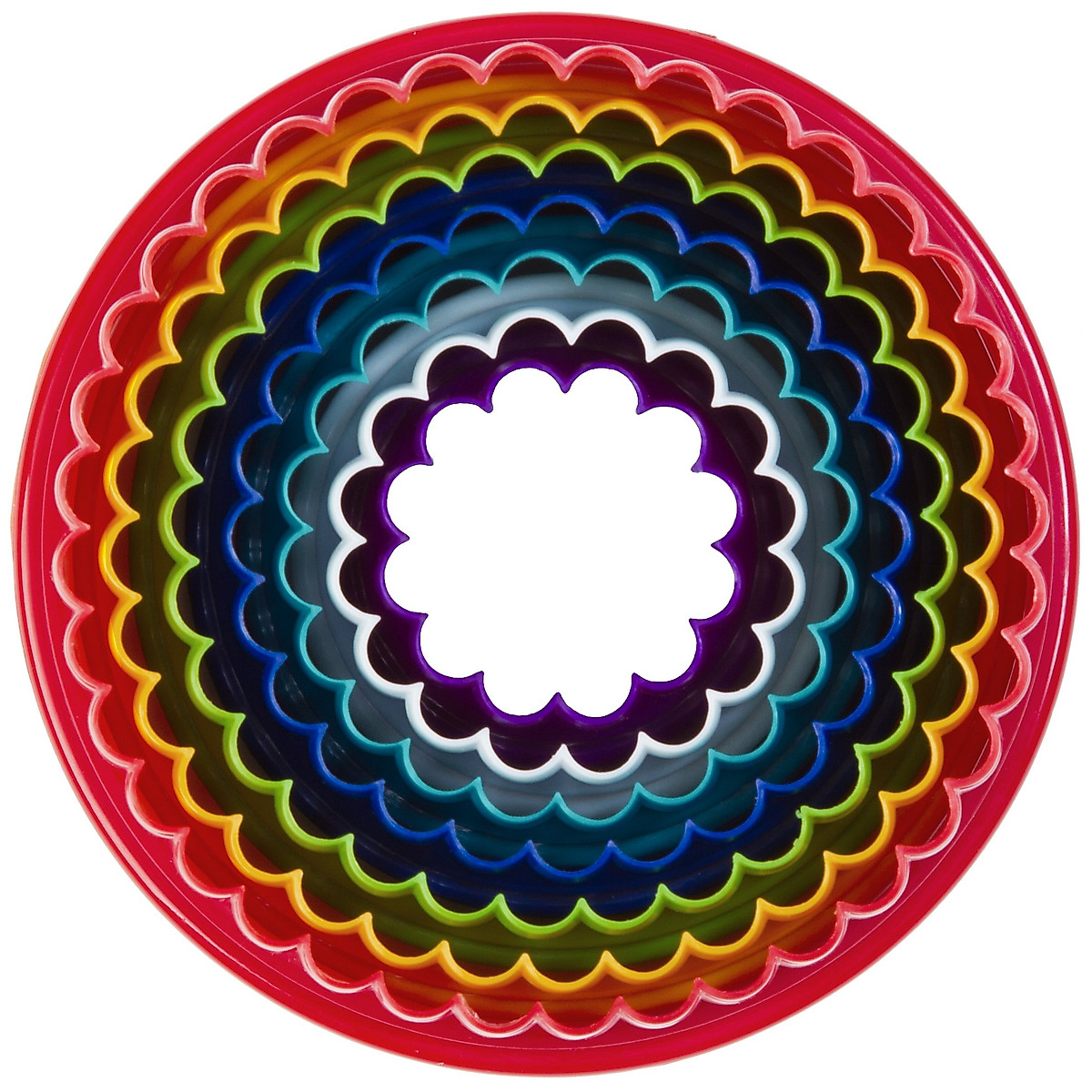 Progressive International Biscuit Set of 7 Cookie Cutters, 1 Pack, Multicolor