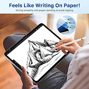 MoKo Screen Protector for iPad 10th Generation 10.9 Inch 2022, 3 Pack Clear PET Anti-Glare Case-Friendly Screen Protector Film