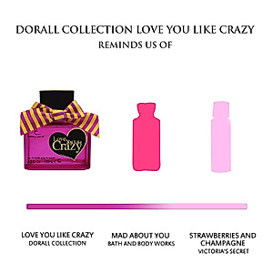 Love You Like Crazy By Dorall Collection, Eau De Parfum, 100 mL Spray Perfume For Women