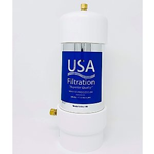 5-Stage Under Sink Counter Water Filter System (25,000 Gallon Rated) - NSA 100S and 100X Replacement Made in USA by USA Filtration