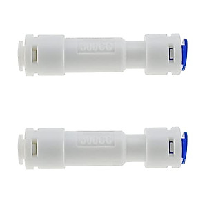 ZZHXSM Flow Restrictor 2PCS 1/4inch 300CC Flow Restrictors with Quick Connect for RO Reverse Osmosis