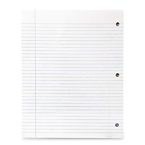 Mintra Office Filler Paper (College Ruled, 600 Sheets (6pks of 100))
