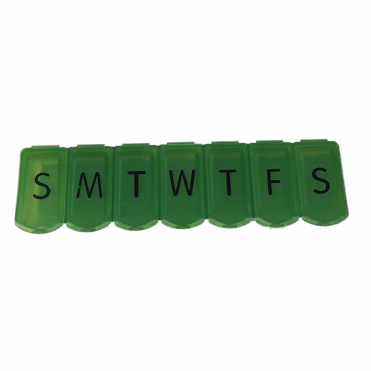 Apex 7-Day Ultra Bubble-Lok Pill Organizer (XL, Kelly Green)