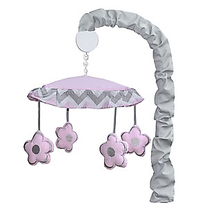 BabyFad Pink Chevron Zig Zag 9 Piece Baby Crib Bedding Set 100% Cotton