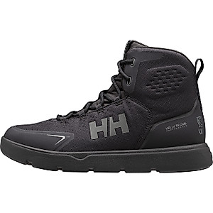 Helly-Hansen Mens Canyon ULLR Boot High Top LigHigh TopweigHigh Top Waterproof Hiking Sneaker Boots, 990 Black/Gunmetal/Neon Orange, 8.5