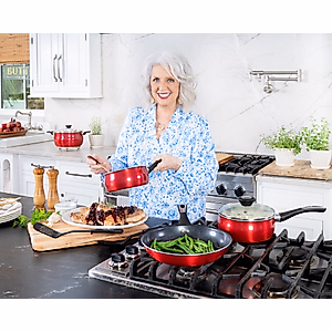 Paula Deen PD12PASSBK 12 Piece Cookware Set Black