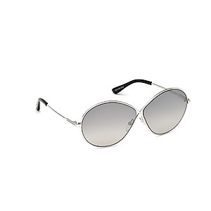Tom Ford FT0564 18C Shiny Rhodium Rania Round Sunglasses Lens Category 2 Lens M