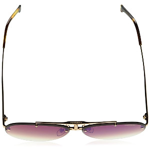 Carrera 1032/S Pilot Sunglasses, Gold/Brown Blue Mirrored, 62mm, 12mm