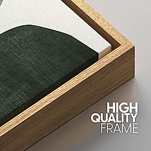 SIGNWIN Framed Canvas Print Wall Art Trio of Multicolored Transparent Ovals Abstract Shapes Illustrations Modern Art Multicolor Pastel for Living Room, Bedroom, Office - 24"x36"x3 Natural