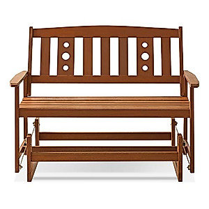 FURINNO FG17485 Tioman Outdoor Hardwood New Mexico Glider