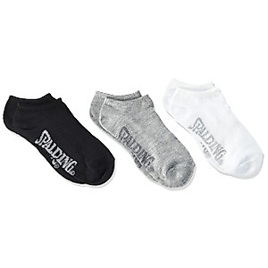 Spalding-unisex child Spalding Kids Recycled Yarn 30 Pack No Show Bundle Casual Sock,-Girls Assorted Neutral, Shoe Size 4-8 US