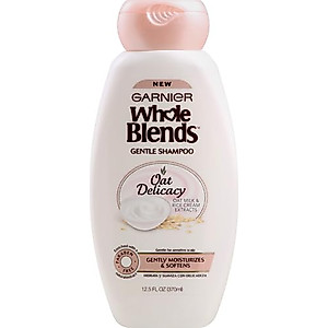 Garnier Whole Blends Gentle Shampoo Oat Delicacy, For Sensitive Scalp, 12.5 fl. oz.