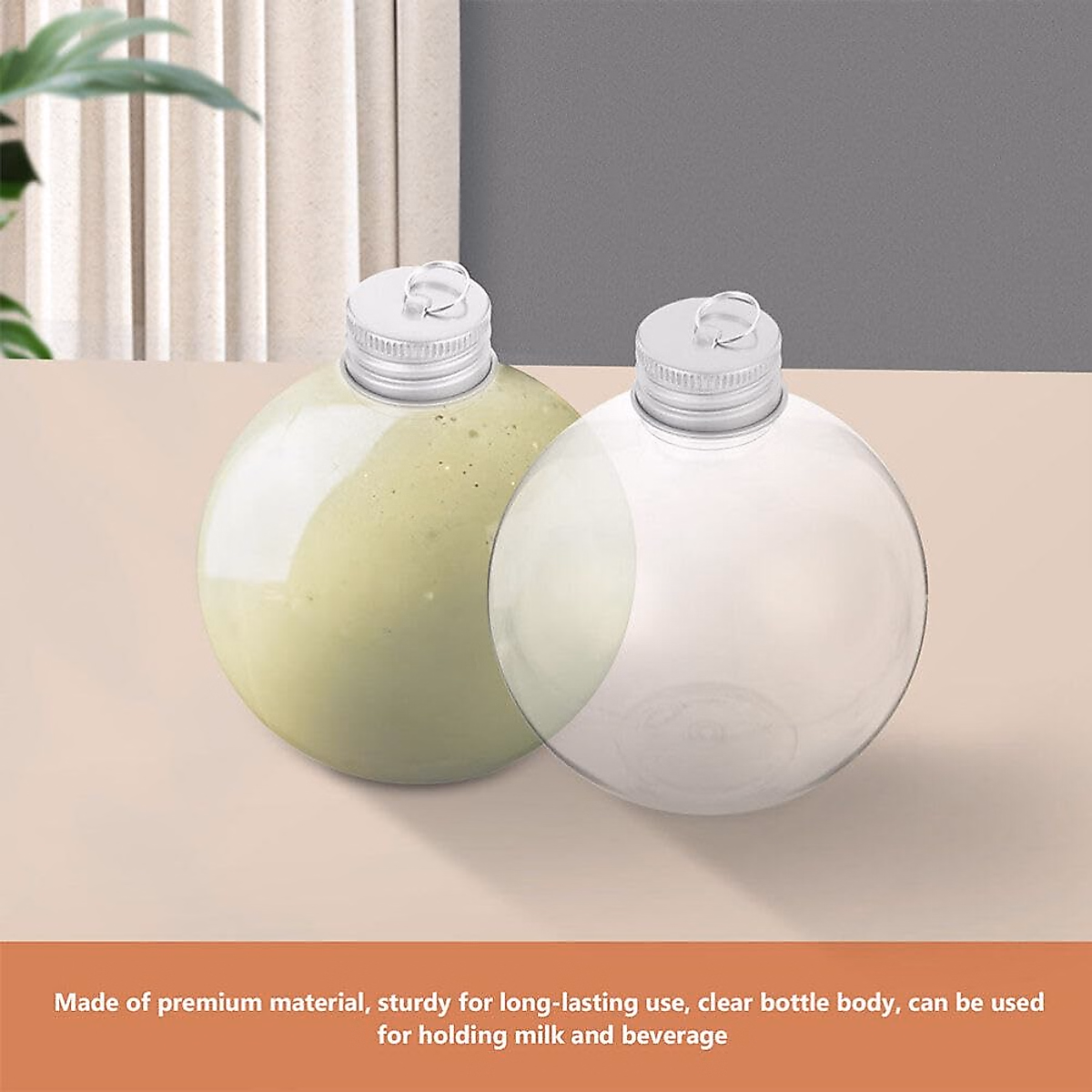 Unomor Fillable Drink Tree Ornaments 10pcs Fillable s Clear Plastic Light Bulb Shaped Bottle Empty Xmas Baubles for Christmas Party Favor Supplies Silver Christmas Ornaments Ball