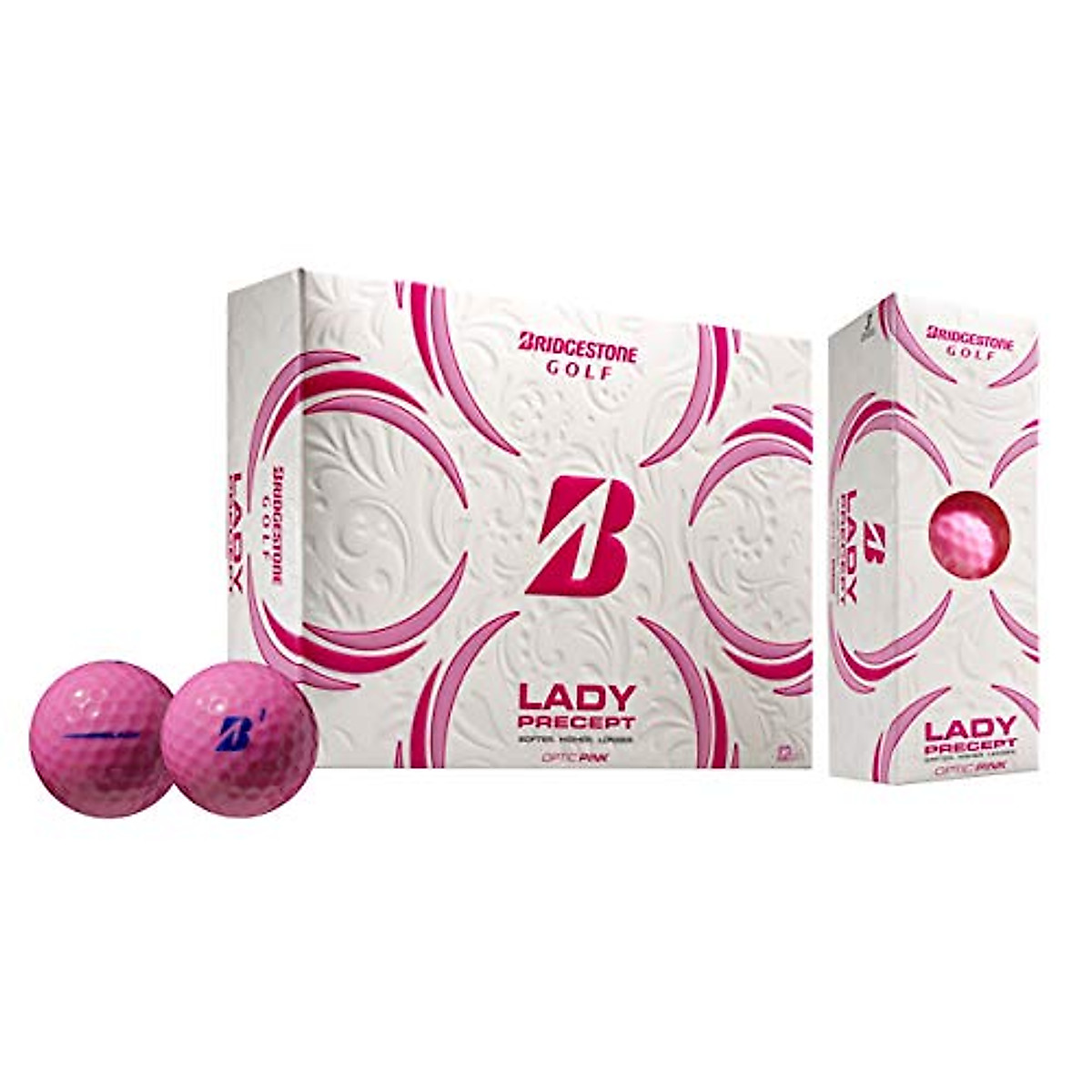 Bridgestone Golf 2021 Lady Precept Pink Golf Balls