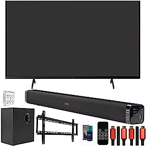 Sony KD65X85K 65" X85K 4K HDR LED TV with Smart Google TV (2022 Model) Bundle with Deco Gear Home Theater Soundbar with Subwoofer, Wall Mount Accessory Kit, 6FT 4K HDMI 2.0 Cables and More