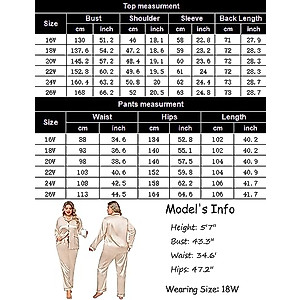 SWOMOG Women Plus Size Long Sleeve Pajamas Silk Satin Womens Pajama Sets Button Down Sleepwear Top Pj Loungewear with Pockets Champagne