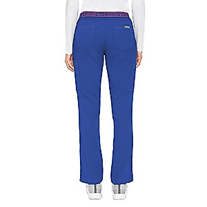 Med Couture Touch Women's Yoga 2 Cargo Pocket Pant, Royal, Medium