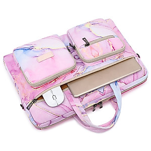 Ezrelia15-15.6 inch Laptop Shoulder Bag, for MacBook Pro 16, Hp Lenovo Dell 14 inch Waterproof Messenger Bag Case Sleeve