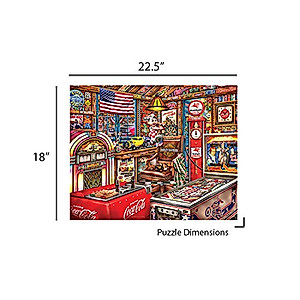 Springbok Majestic 500 Piece Wood Jigsaw Puzzle - Man Cave