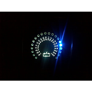 SMD VM-1 Analog LED DC Volt Meter (12v) by MSD Ignition