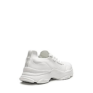 DREAM PAIRS Sneakers for Women Walking Shoes, Slip On Comfortable Tennis Shoes Lightweight for Indoor Outdoor Gym, White-02, Size 7.5, Sdfn2325W