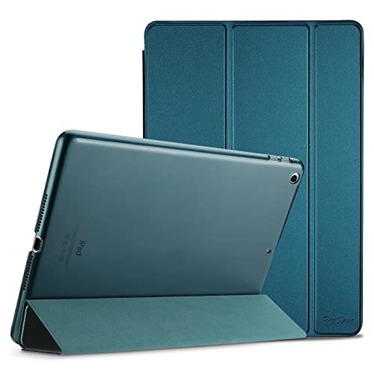 ProCase iPad 9.7 Case 2018 iPad 6th Generation Case / 2017 iPad 5th Generation Case - Ultra Slim Lightweight Stand Case with Translucent Frosted Back Smart Cover for Apple iPad 9.7 Inch –Teal