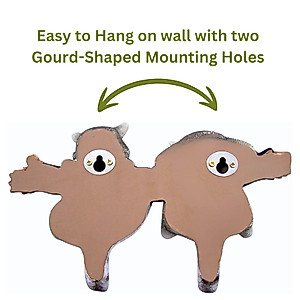 AMAJY Whimsical Raccoon Wall Hooks - Rustic Resin Log Cabin Hanger for Coats, Hats, Backpacks, Keys, Towels, and More - Functional Wall-Mount Storage for Entryways, Bedrooms, Bathrooms, or Kitchens