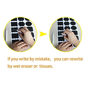 zmybcpack 12 Pack 8 OZ Clear Plastic Jars With Black Lids, A Spatula, A Pen & Labels - BPA Free PET Container for Cosmetics, Cream, Bathroom, Kitchen & Travel Plastic Slime Storage Jars