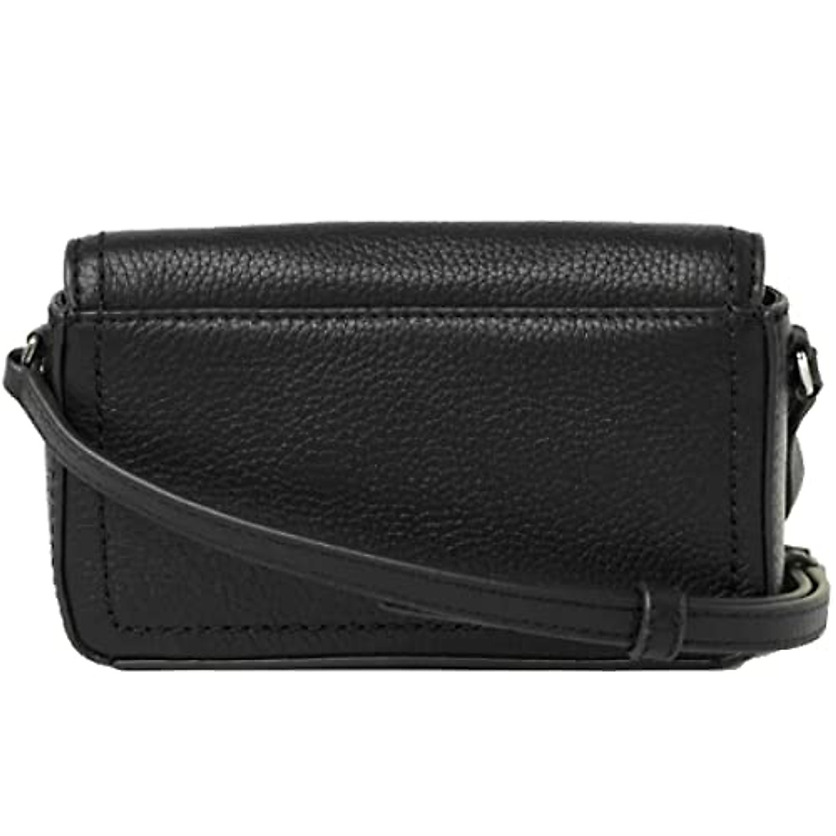 Marc Jacobs H107L01FA21 Groove Black With Gold Hardware Pebbled Leather Women's Mini Shoulder Bag