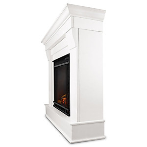 Real Flame White Chateau Electric Fireplace, Small