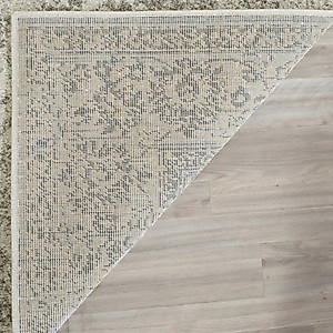 SAFAVIEH Adirondack Collection 6' Square Ivory / Sage ADR109V Oriental Distressed Non-Shedding Living Room Bedroom Dining Home Office Area Rug