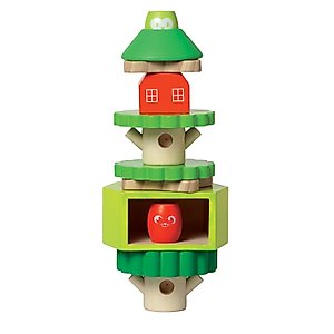 Manhattan Toy Treehouse Wooden Stacker & Block Set