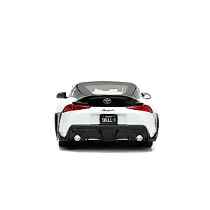 Robotech 1:24 2020 Toyota Supra Die-cast Car & 2.75" Roy Focker Figure, Toys for Kids and Adults