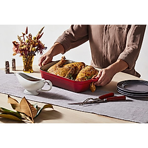 Le Creuset Gravy Boat, 16 oz, Cerise