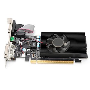 T angxi PCI E 2.0 Desktop Graphics Card, 64bit 1GB Video Memory DDR2 532(MHz) 16 Stream Processor Units Video Game Graphics Card Chip for Nvidia GT210